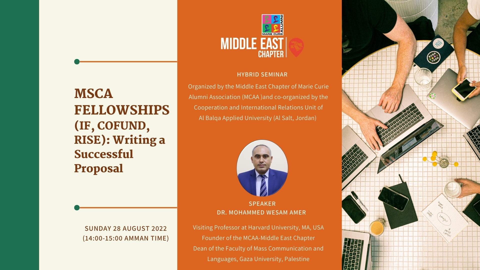 MSCA fellowships (IF, COFUND, RISE): Writing a Successful Proposal | Marie Curie Alumni Association